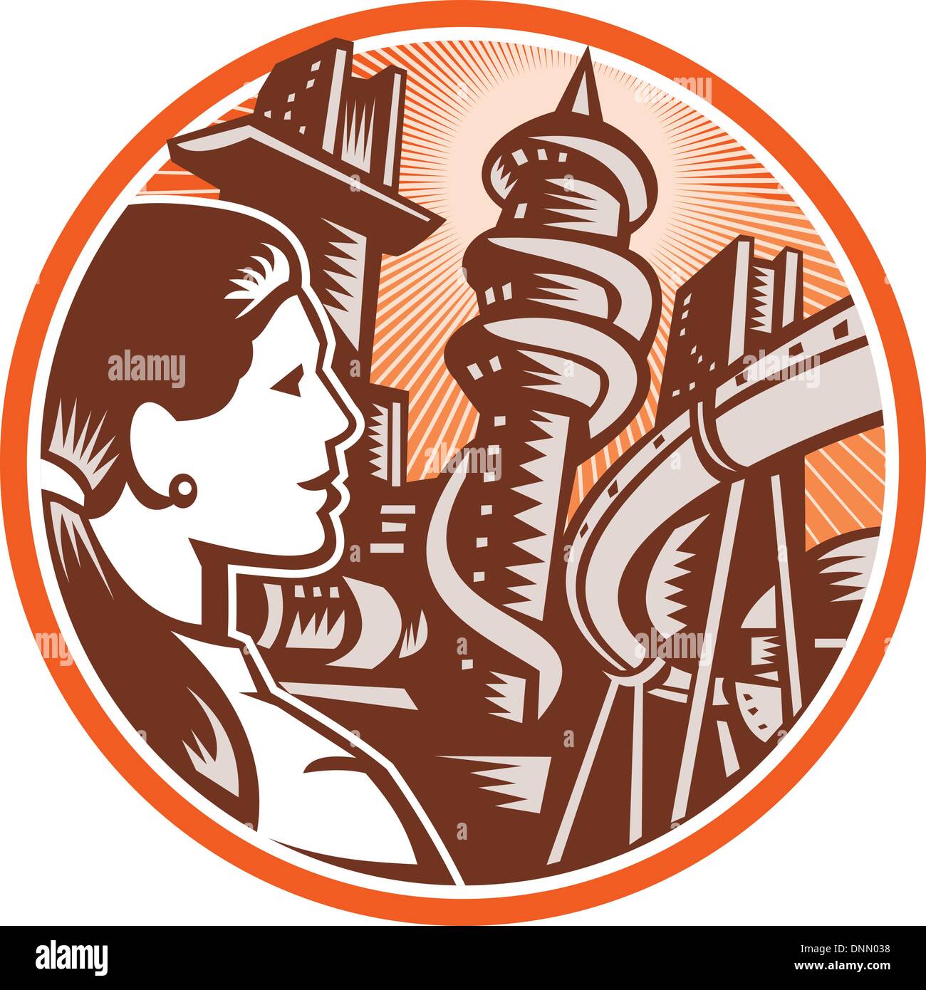 Hi rise office buildings Stock Vector Images - Alamy