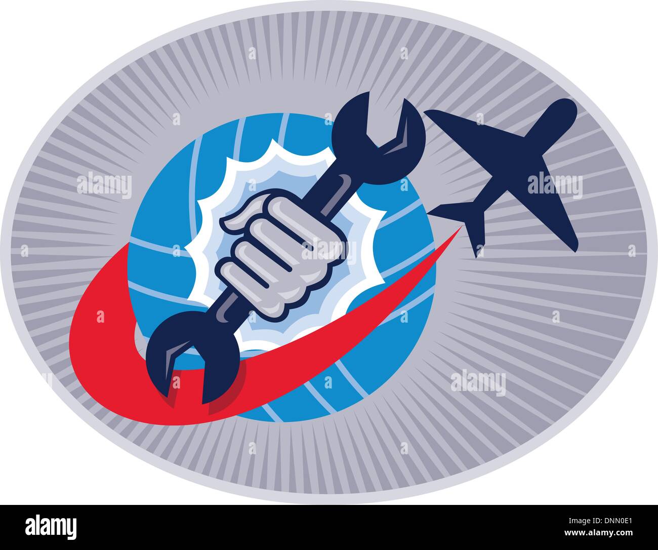 Holding an aircraft Stock Vector Images - Alamy