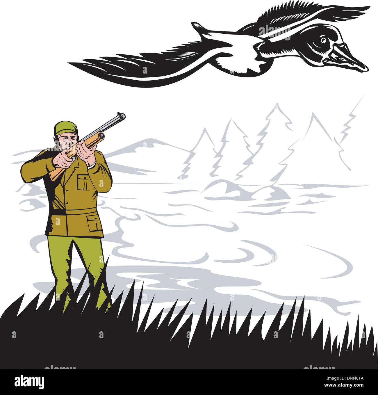 Duck Hunting Clipart