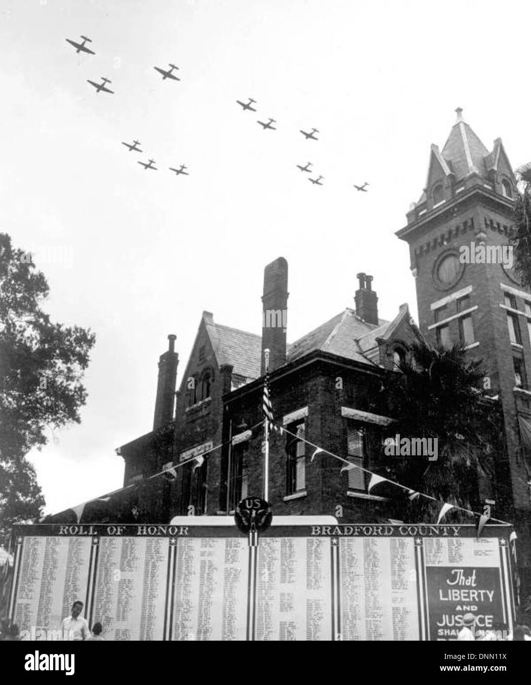 Planes fly over military Black and White Stock Photos & Images - Alamy