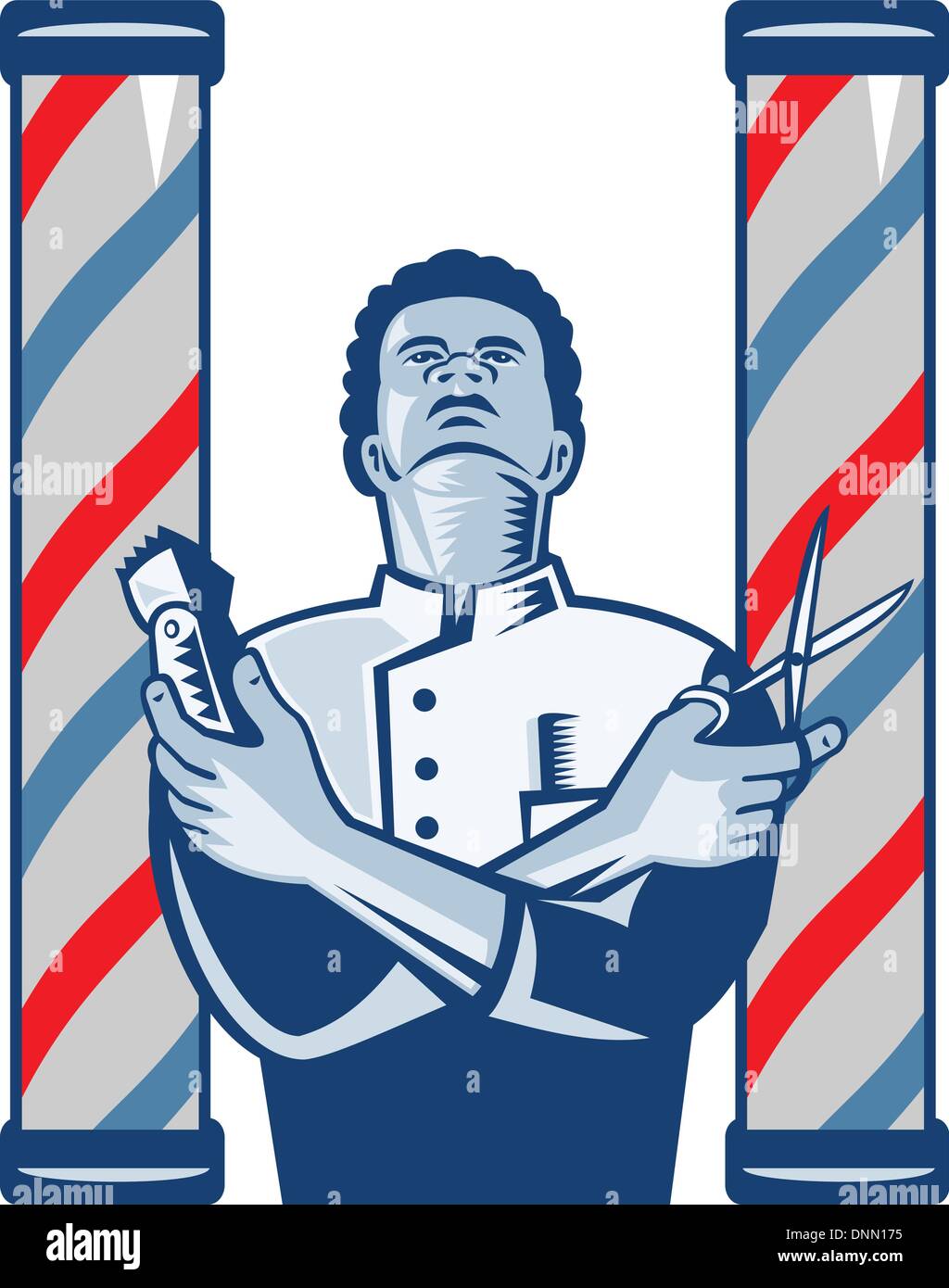 African american barber shop High Resolution Stock Photography and ...