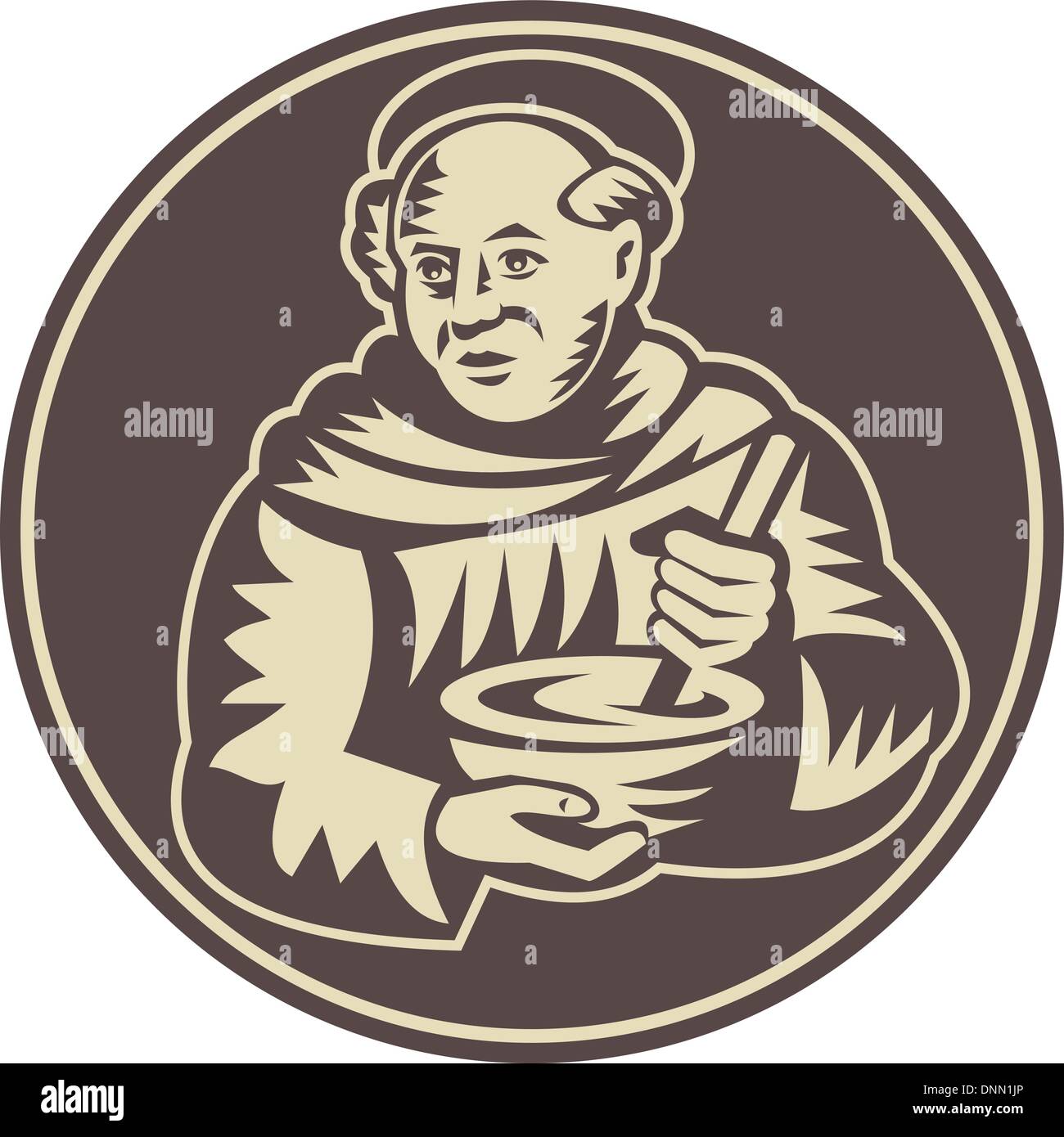 Friar Stock Vector Images - Alamy