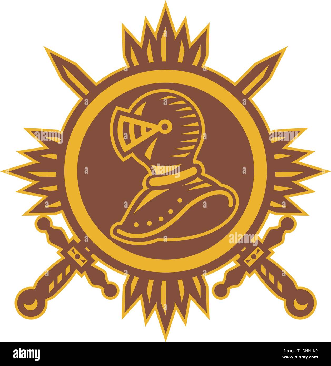 Knight sword side Stock Vector Images - Alamy