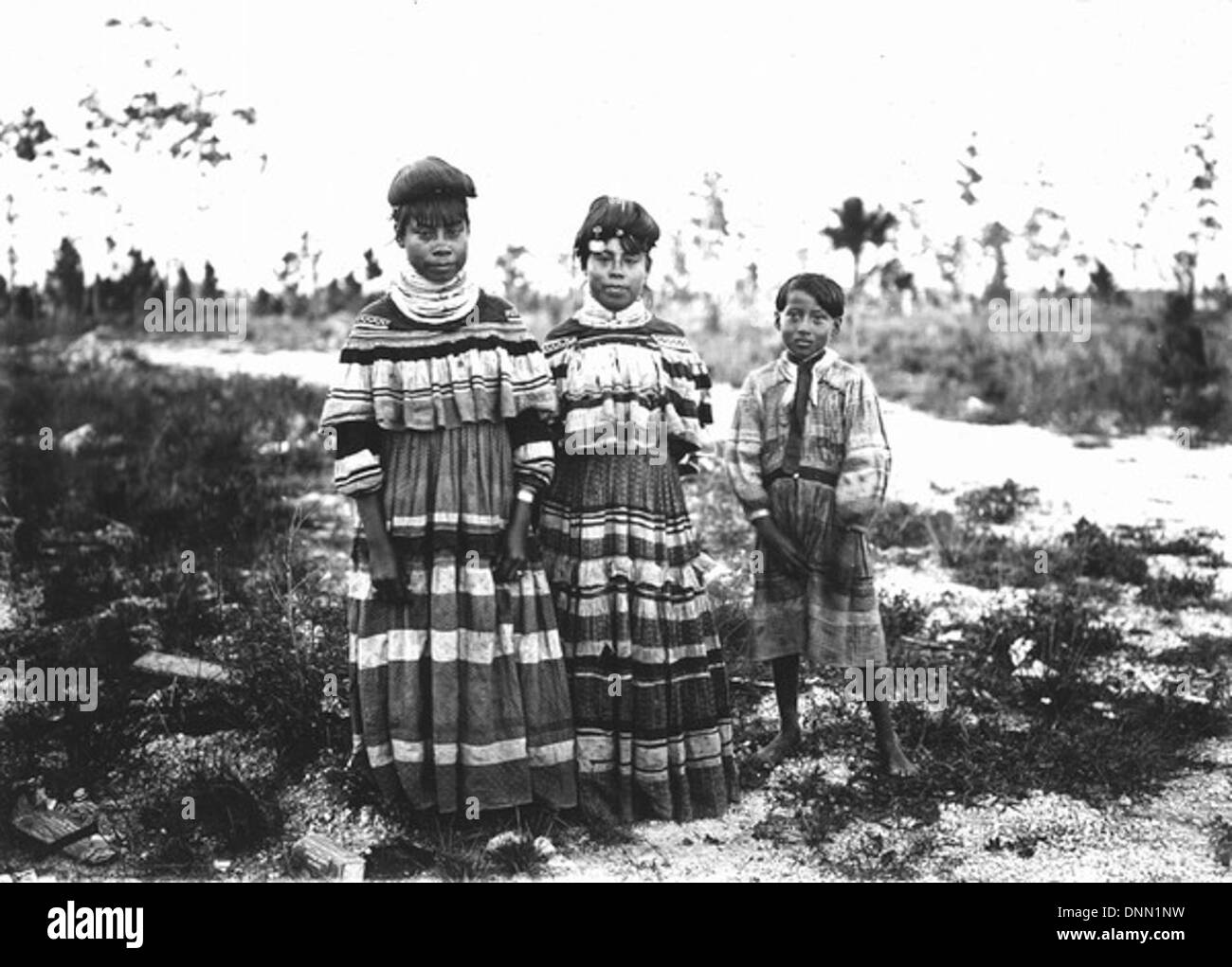 Seminole children Black and White Stock Photos & Images - Alamy