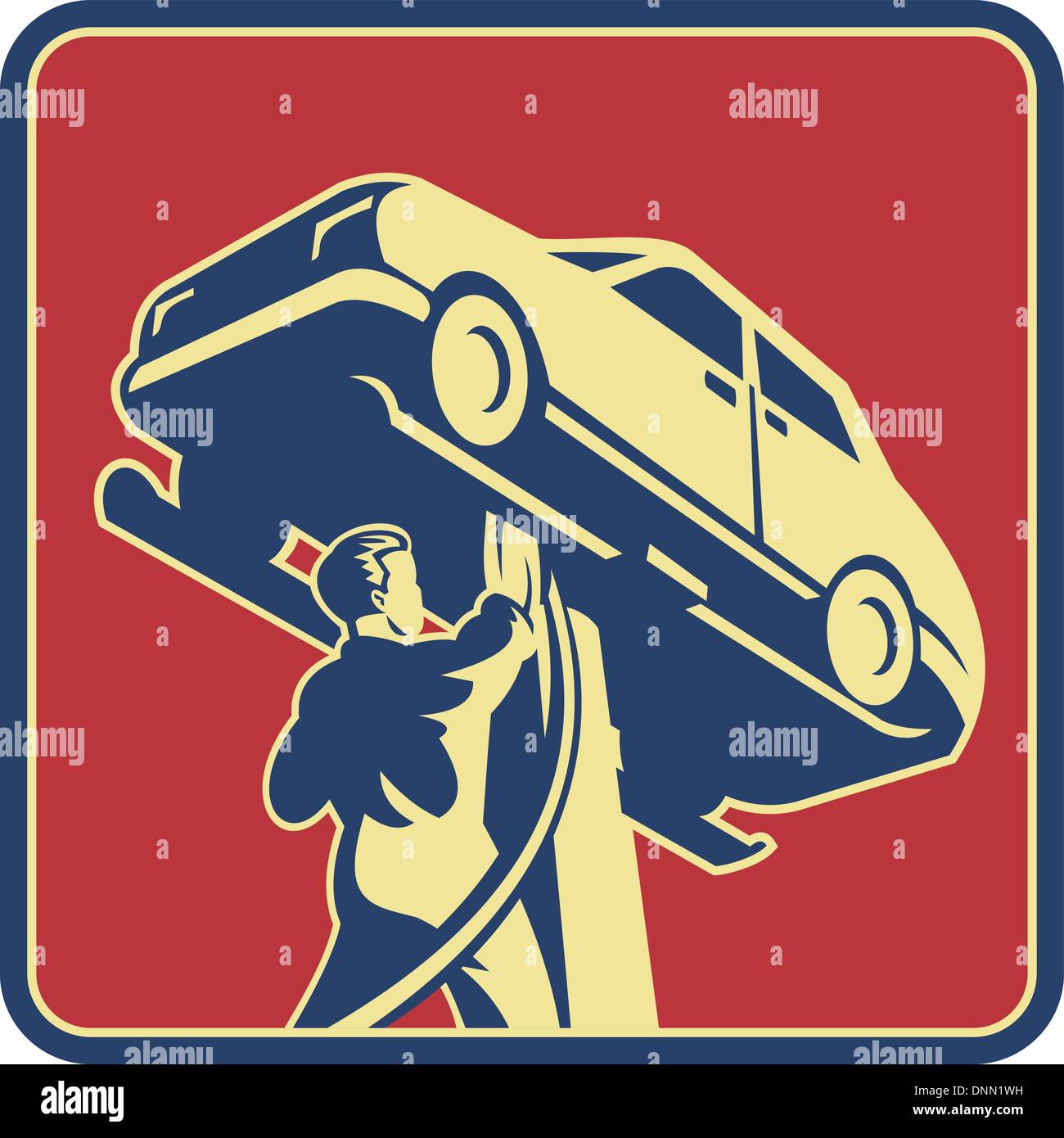 Mechanic Car Stock Vector Images - Alamy