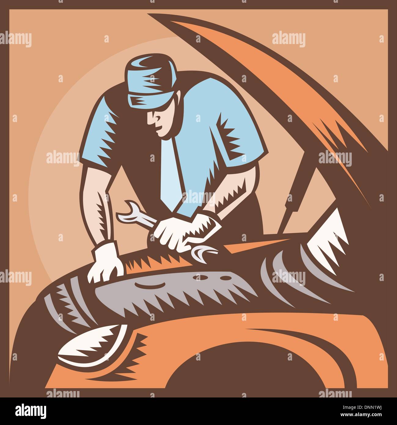 Tradesman repair Stock Vector Images - Alamy