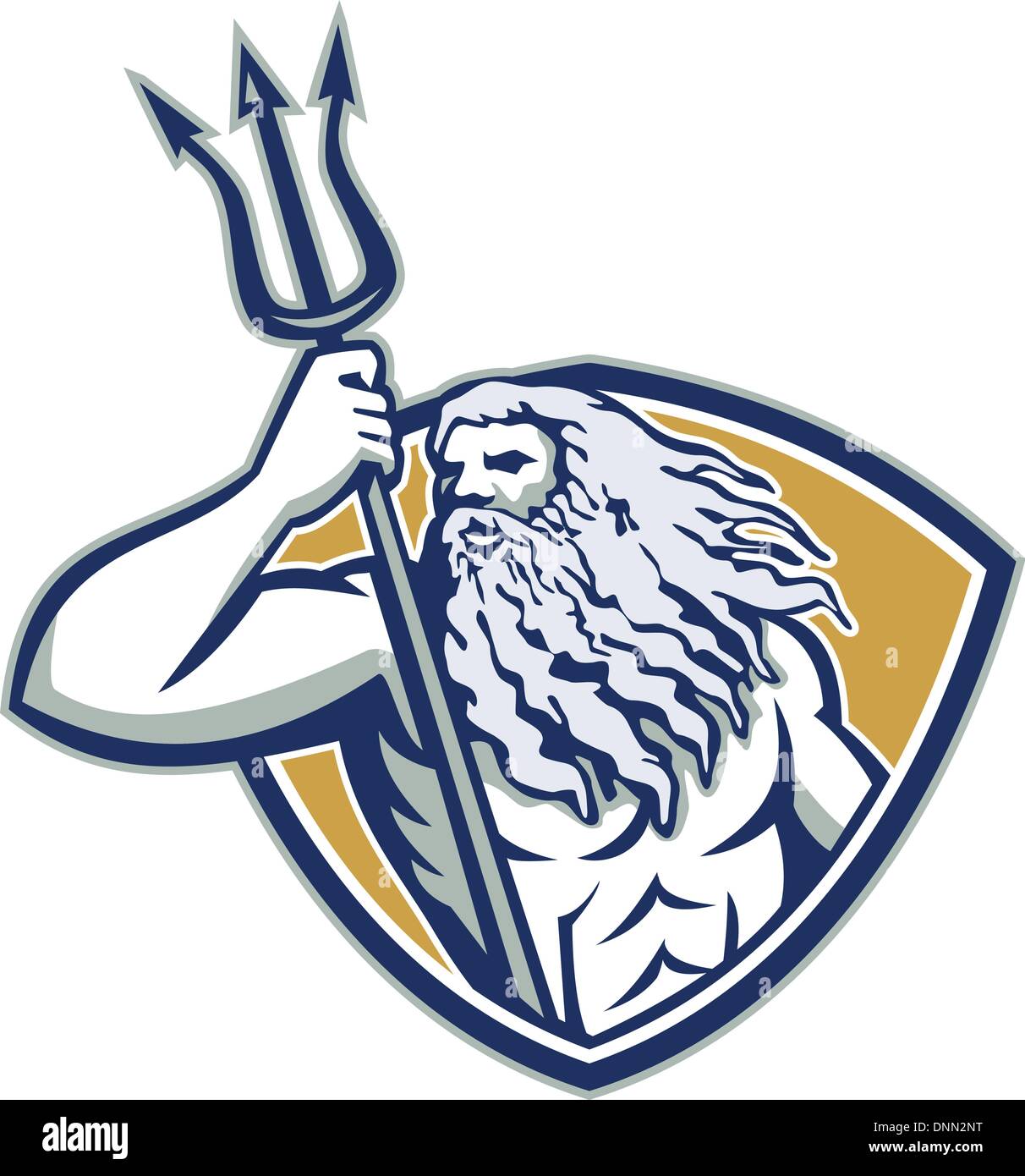 Poseidon Greek God Symbol Trident