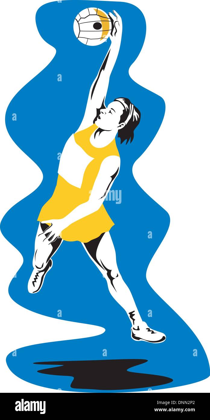 Netball Stock Vector Images - Alamy