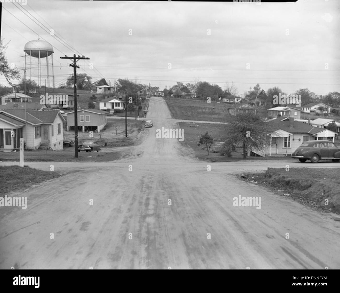 The intersection of Clay and Brewer Streets in the historically African ...