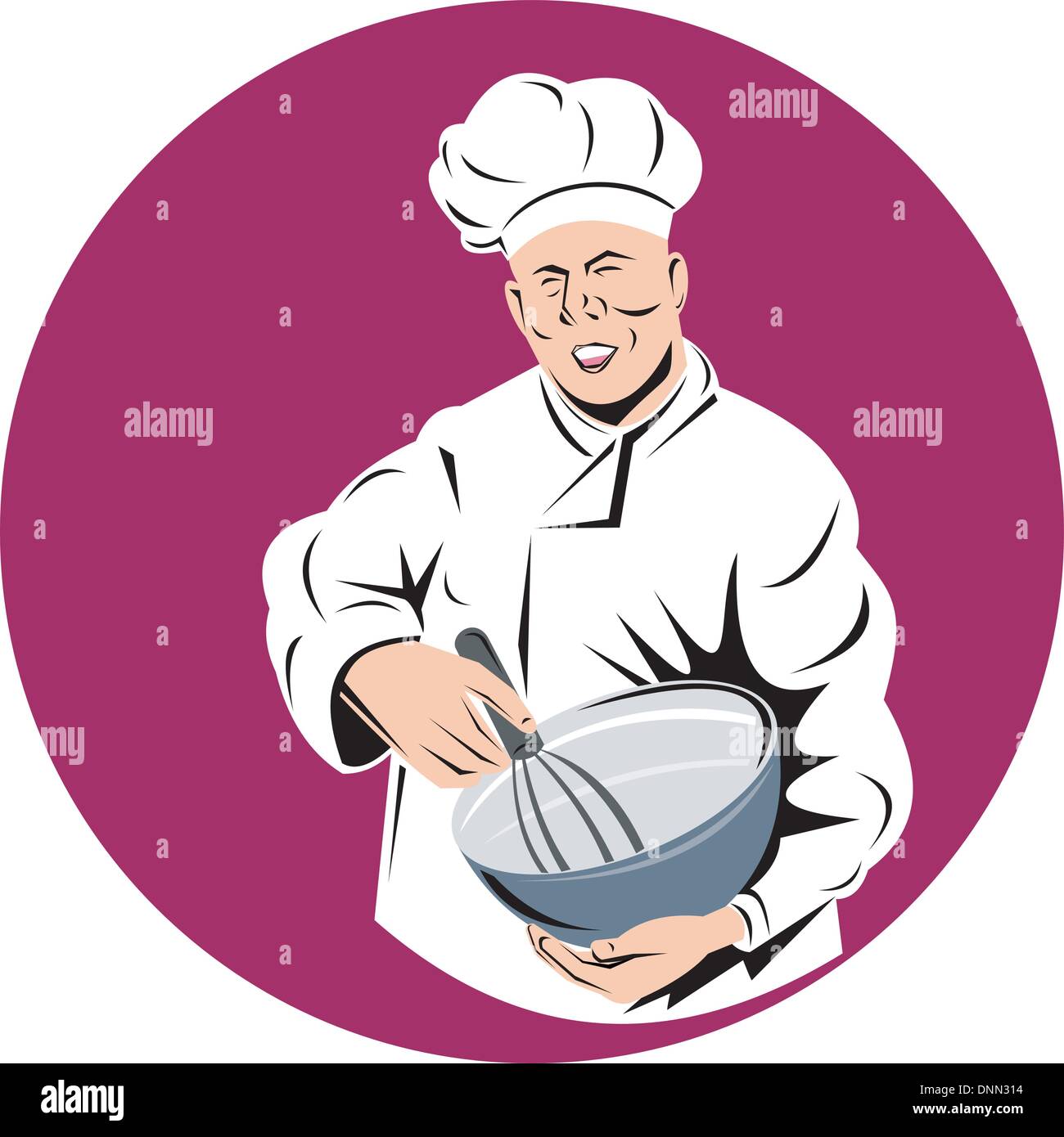 Chef vector hi-res stock photography and images - Alamy