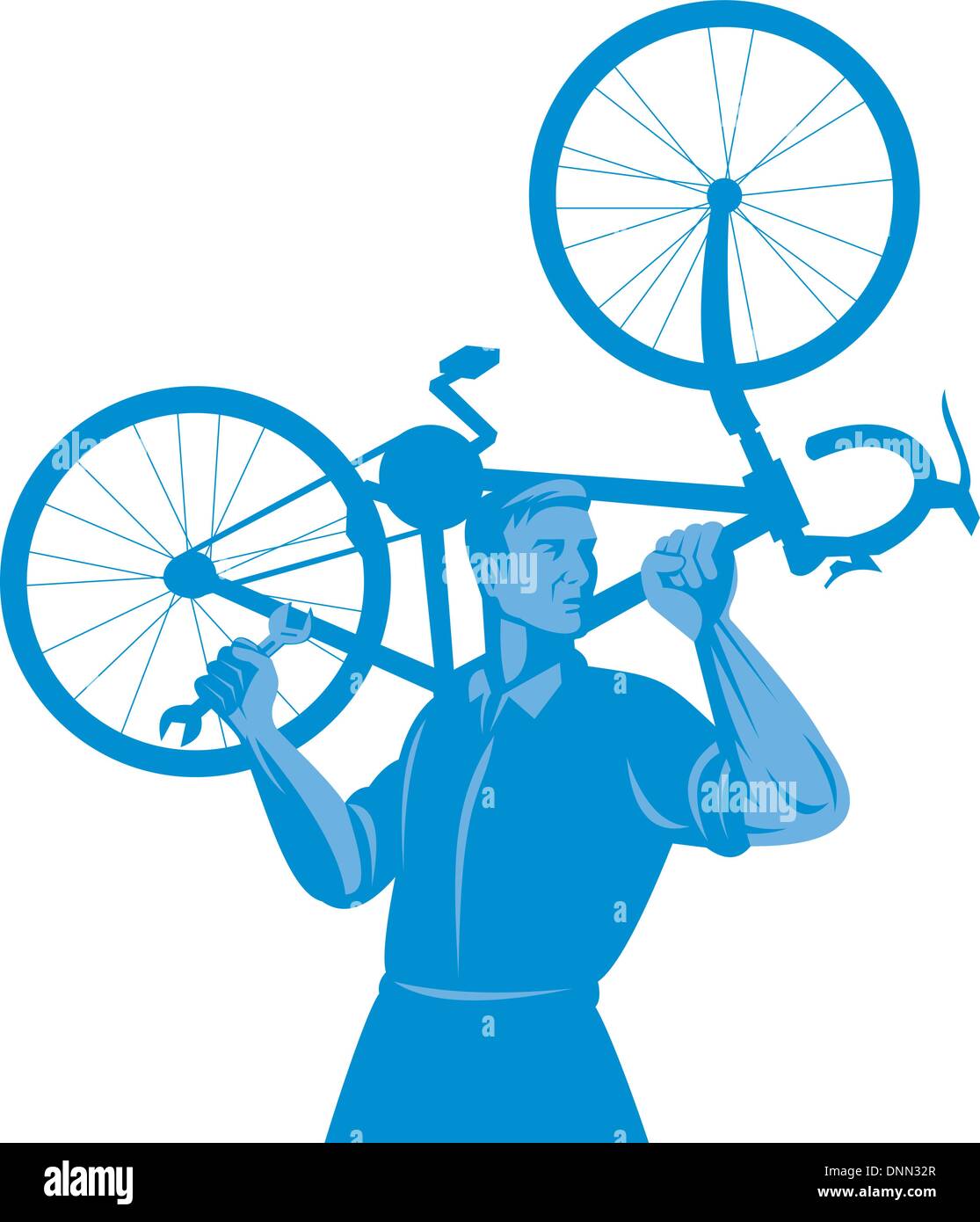 Cycle holding Stock Vector Images - Alamy