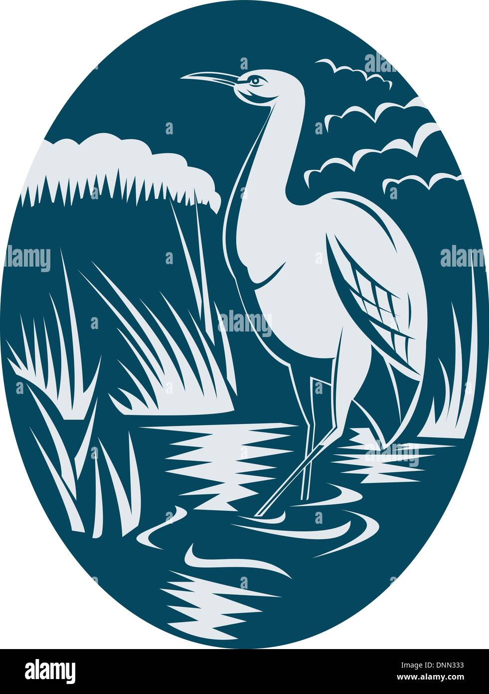Swamp grass in Stock Vector Images - Alamy