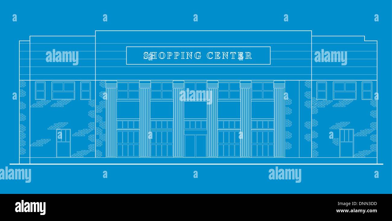 Commerical center Stock Vector Images - Alamy