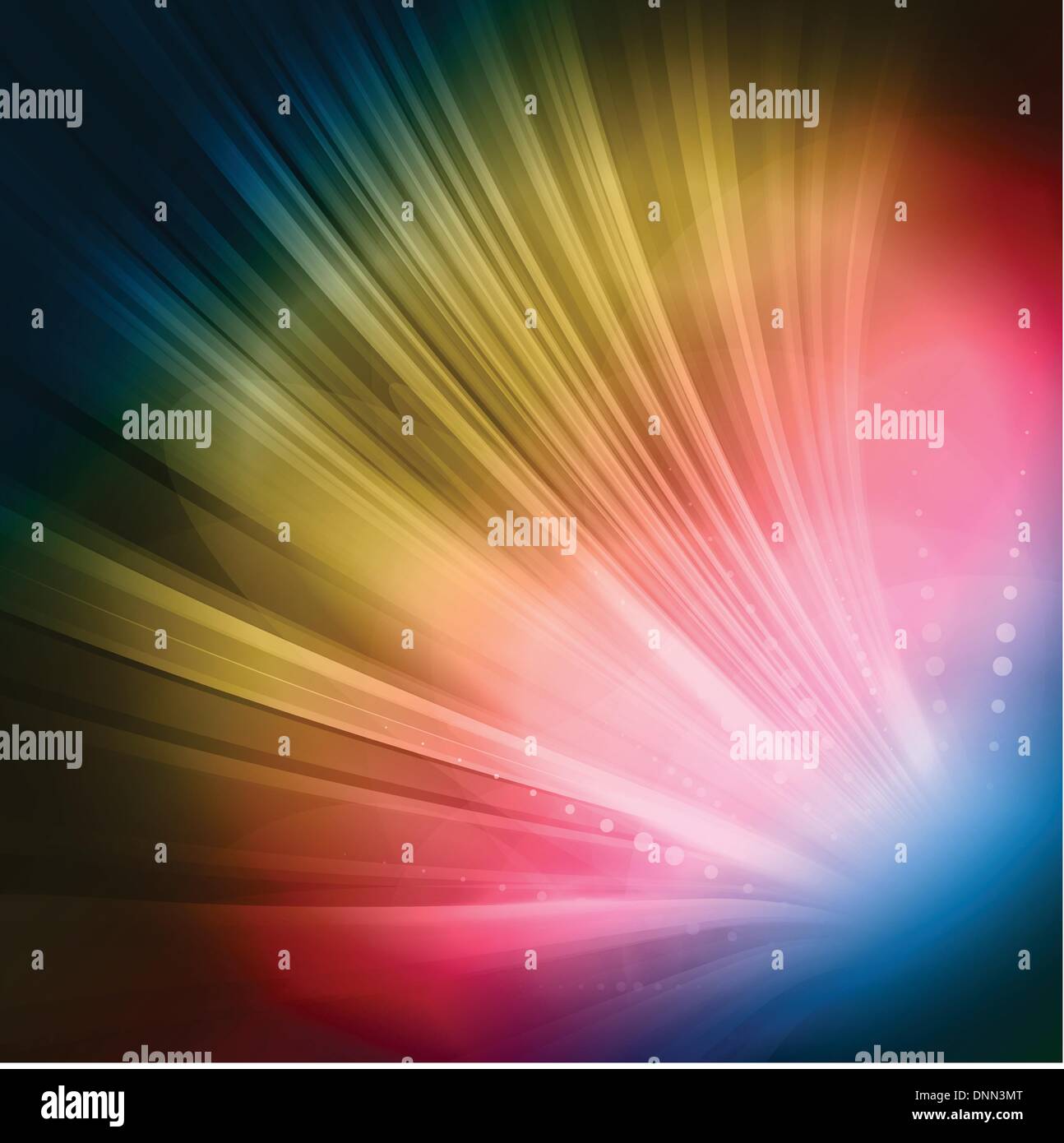 Abstract starburst background in rainbow colours Stock Vector Image ...