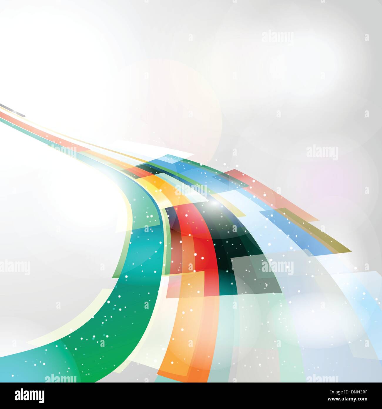 Astract design background of brightly coloured shapes Stock Vector ...