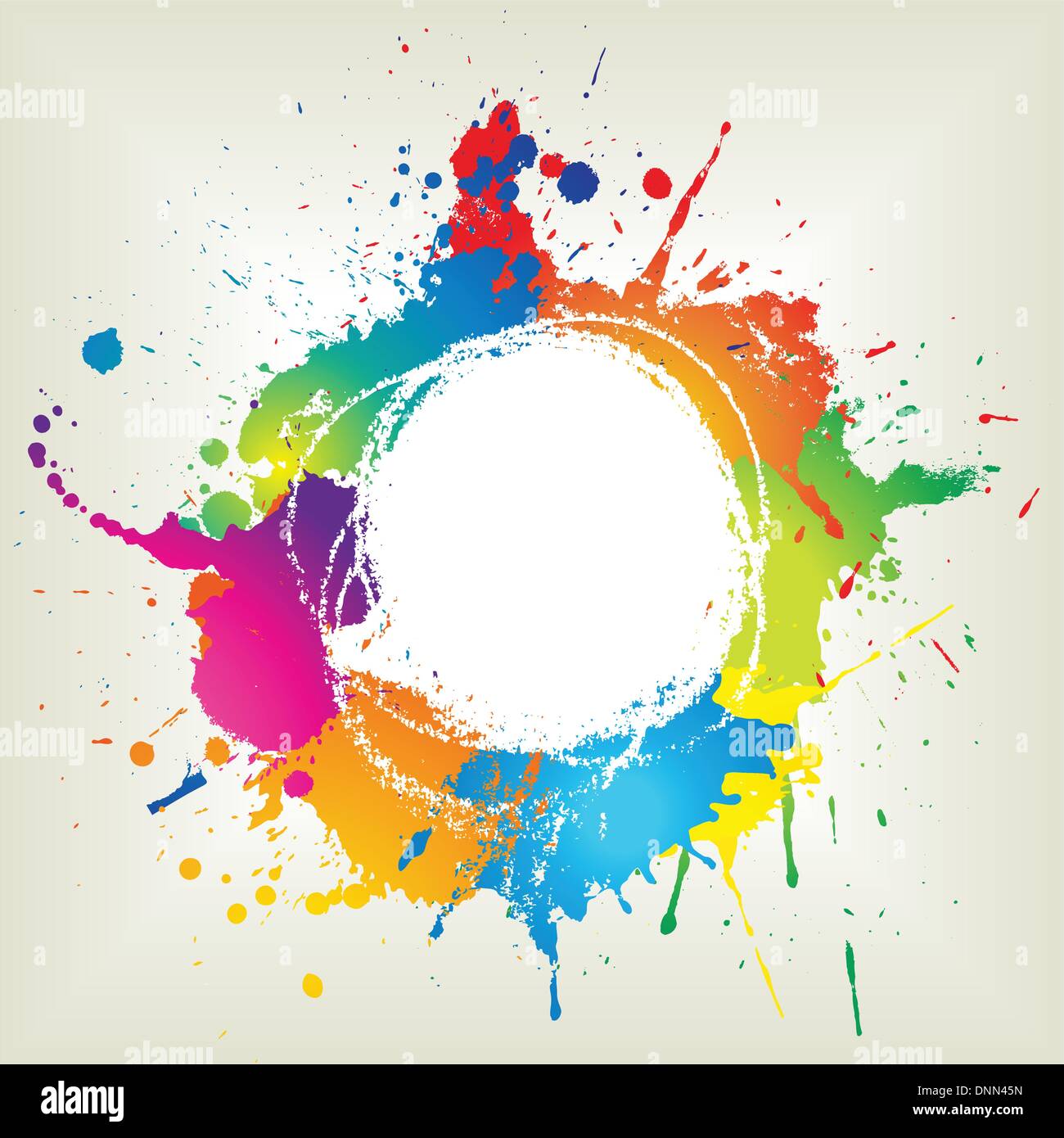 Abstract grunge background with colourful paint splats Stock Vector ...