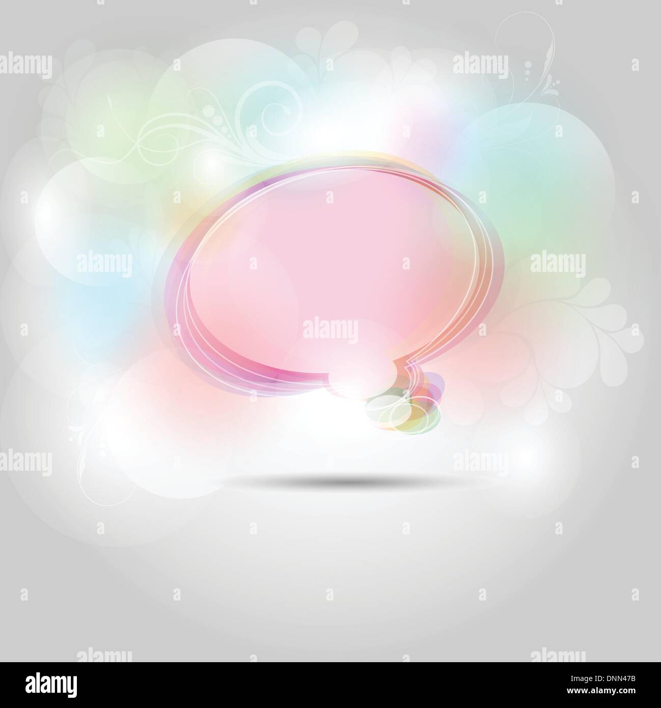 Speech thought bubble shapes Stock Vector Images - Alamy