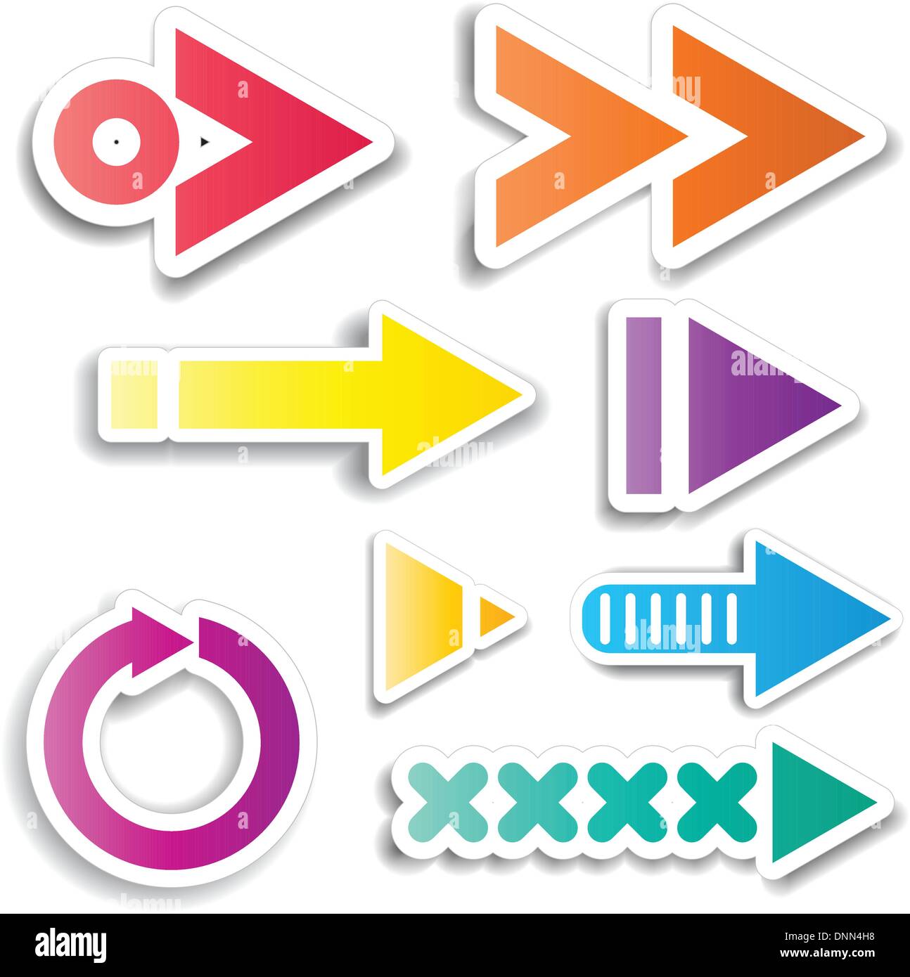Collection of various different arrow designs Stock Vector Image & Art ...