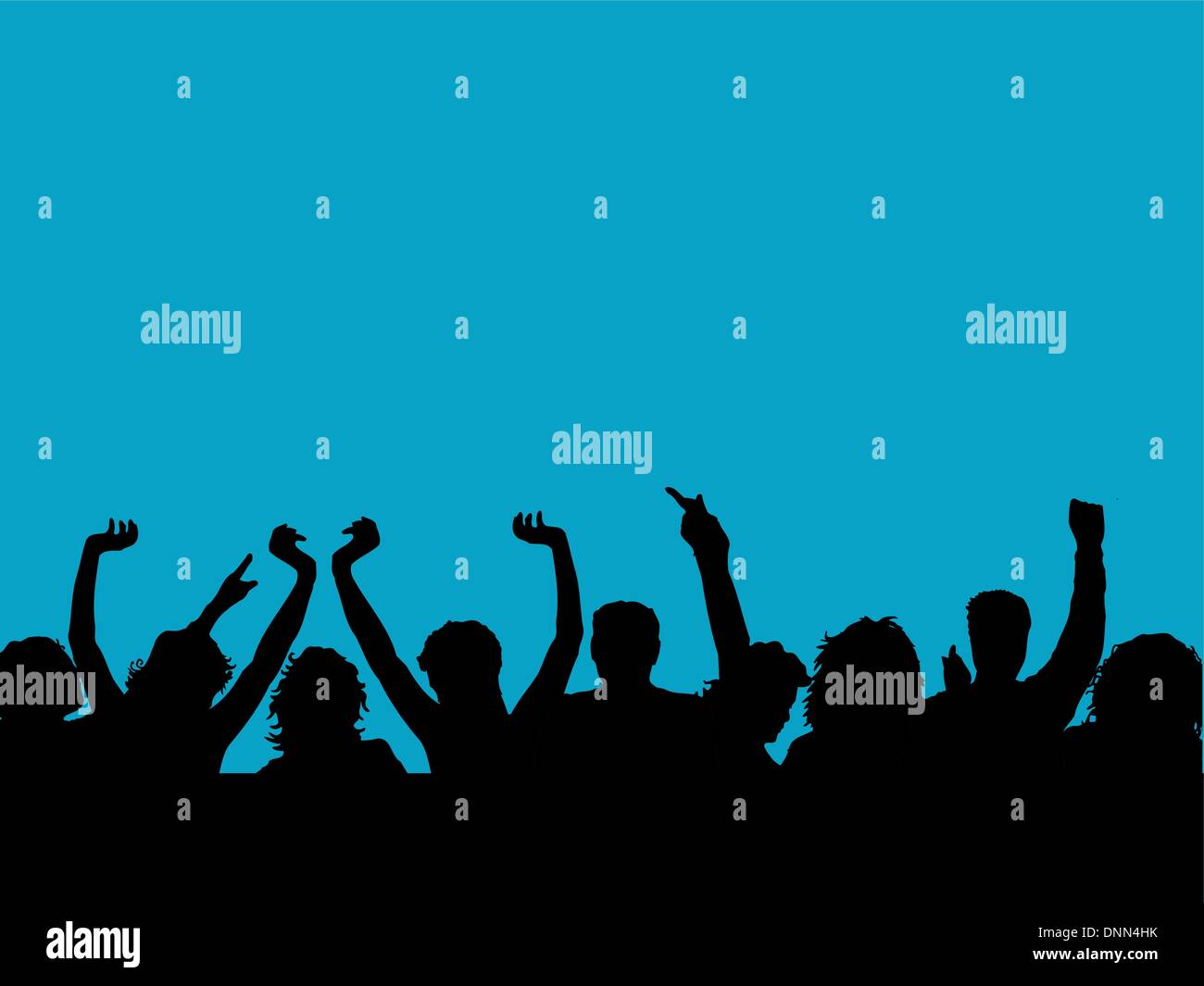 Silhouette of an excited audience Stock Vector Image & Art - Alamy