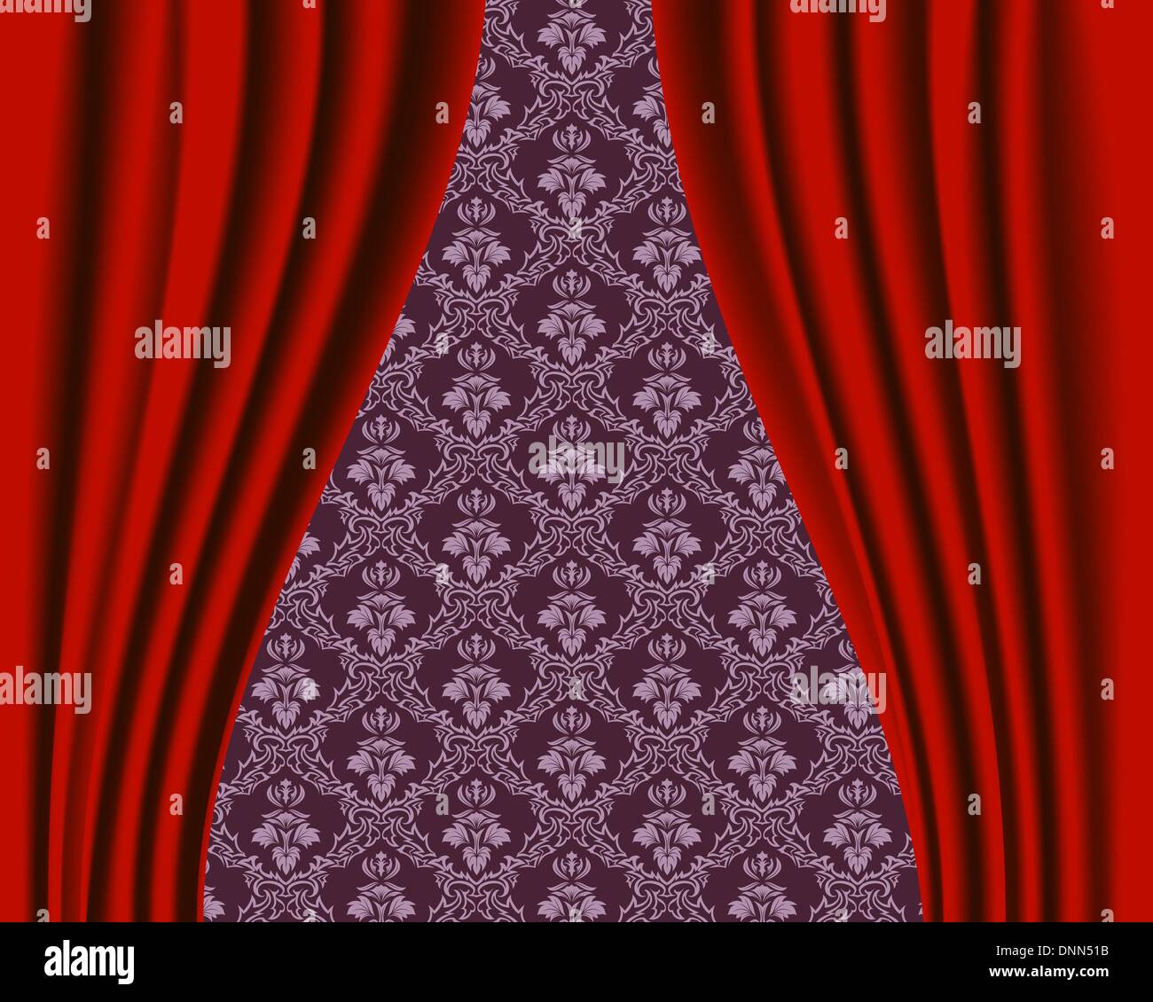 Curtain vector background Stock Vector Image & Art - Alamy