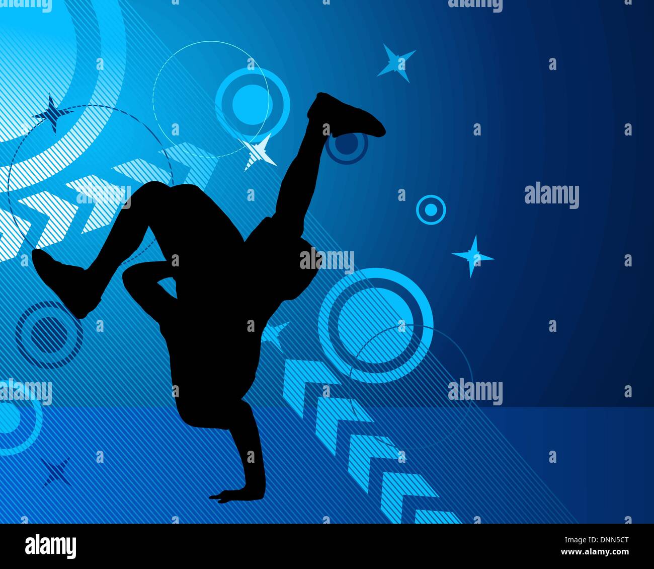 Disco dancer. Vector illustration for design use Stock Vector Image ...
