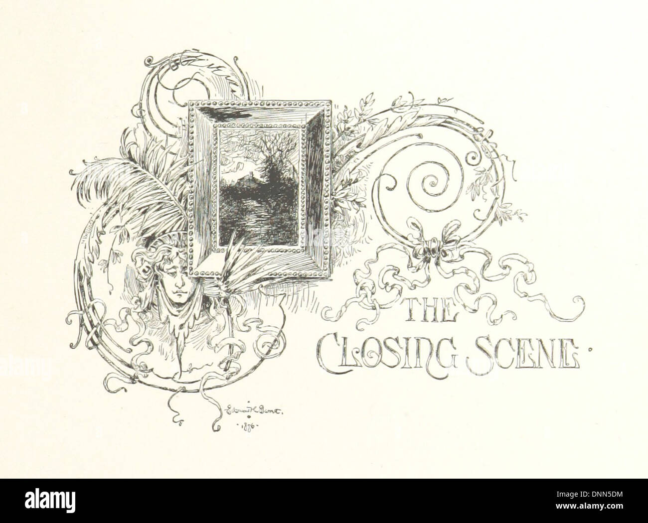 An illustration from page 9 of 'The Closing Scene. Illustrated' by ...