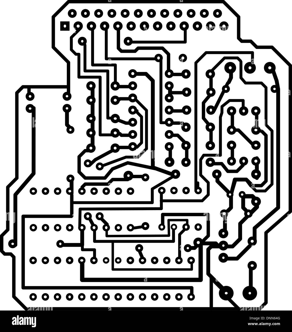 Electric scheme for design use. Vector illustration Stock Vector Image ...