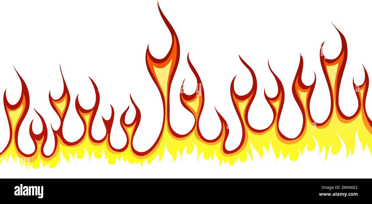 Inferno fire vector background for design use Stock Vector Image & Art ...