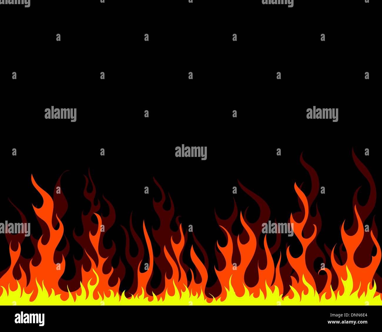Inferno fire vector background for design use Stock Vector Image & Art ...