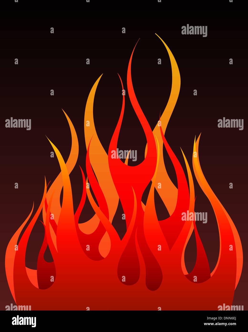 Inferno fire vector background for design use Stock Vector Image & Art ...