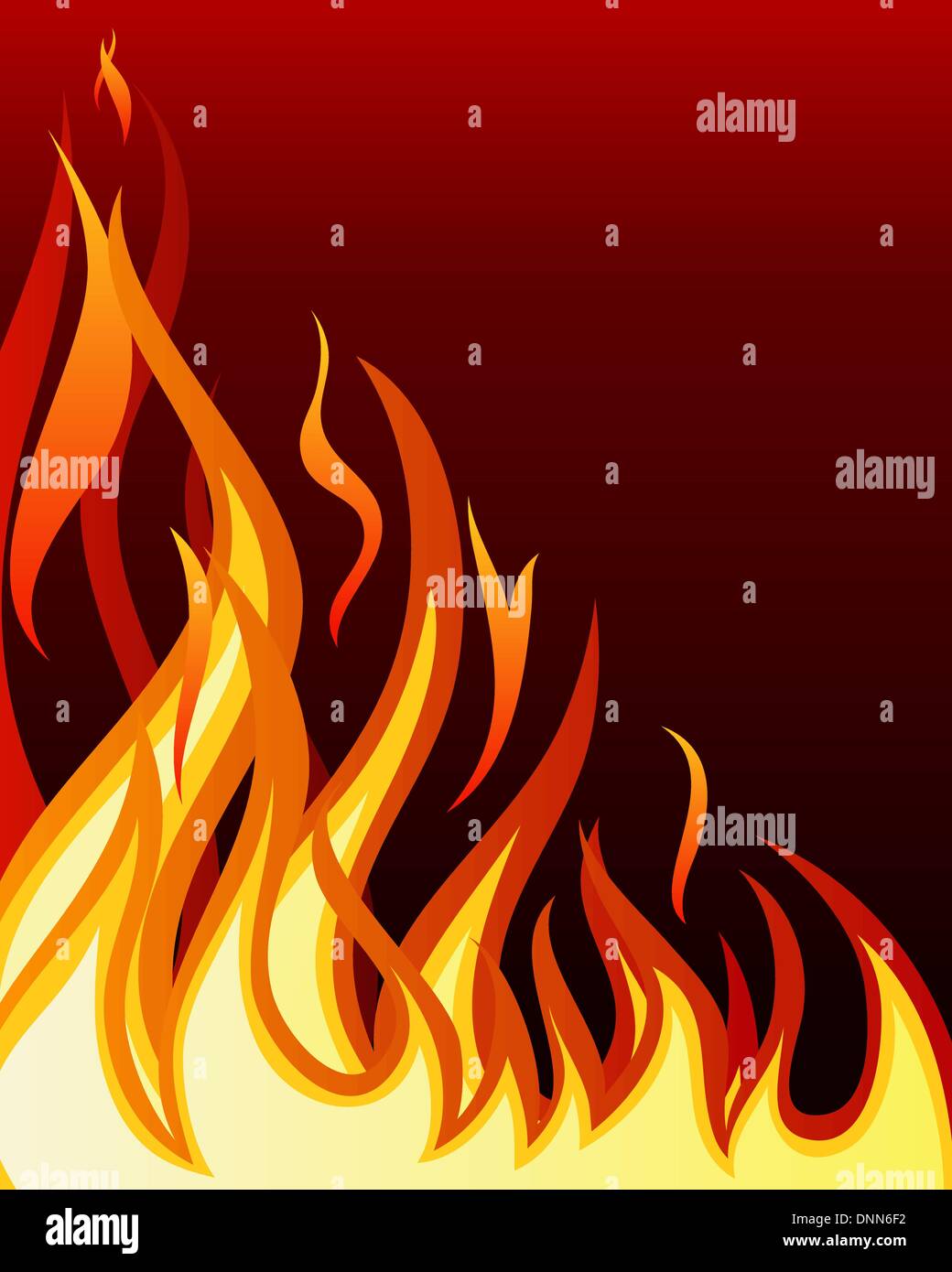 Inferno fire vector background for design use Stock Vector Image & Art ...