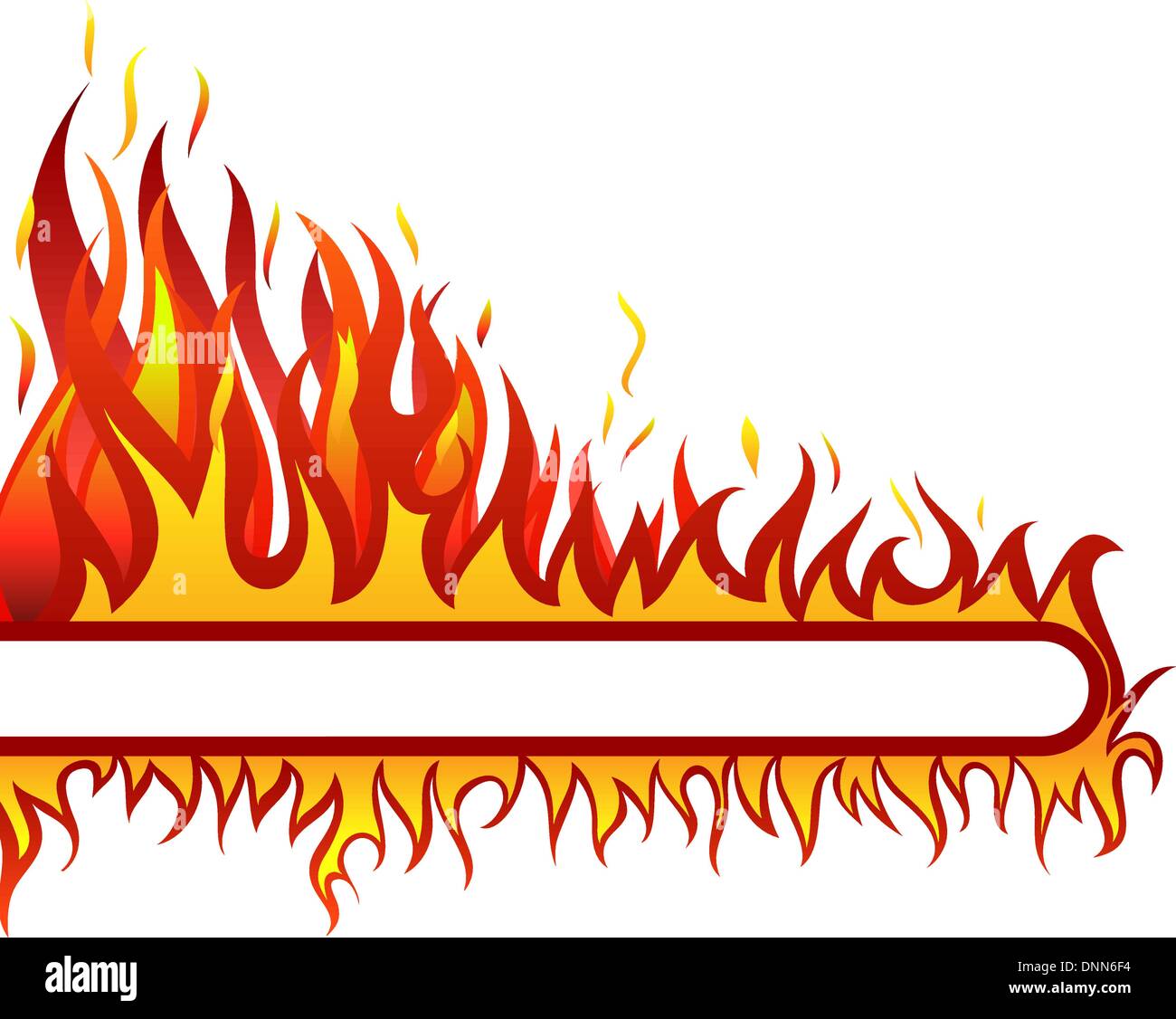 Inferno fire vector background for design use Stock Vector Image & Art ...