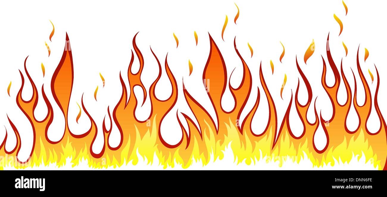 Inferno fire vector background for design use Stock Vector Image & Art ...