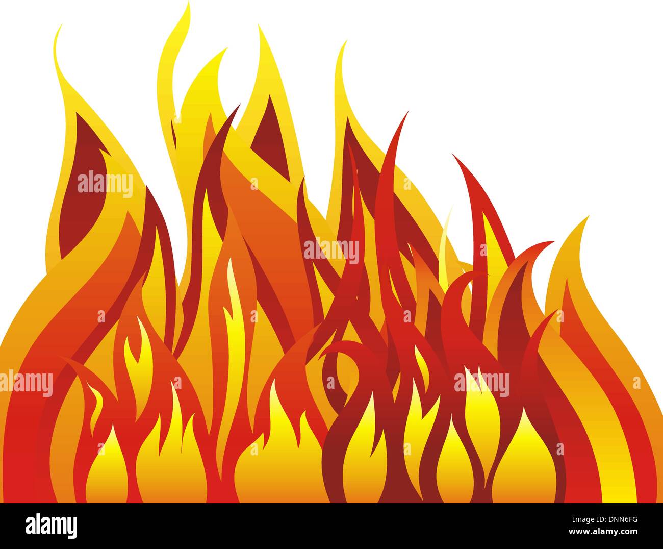Inferno fire vector background for design use Stock Vector Image & Art ...