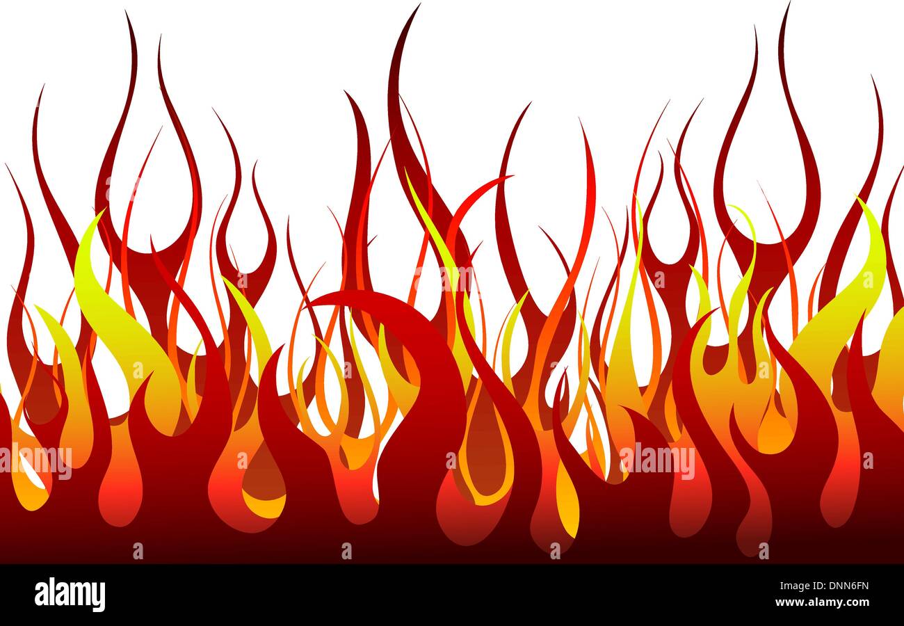 Inferno fire vector background for design use Stock Vector Image & Art ...