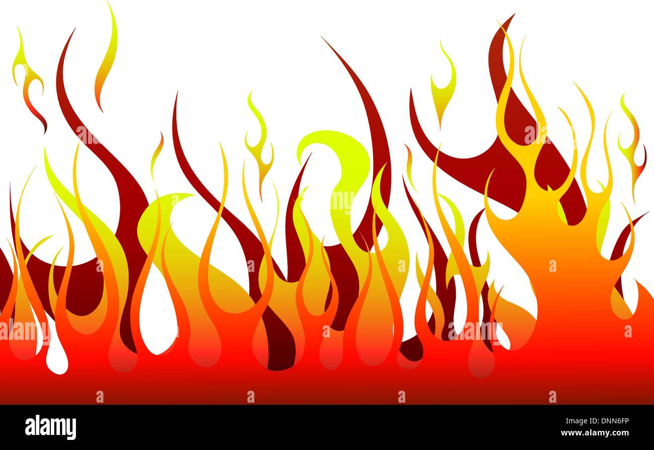 Inferno fire vector background for design use Stock Vector Image & Art ...