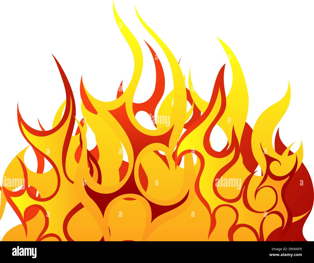 Inferno fire vector background for design use Stock Vector Image & Art ...