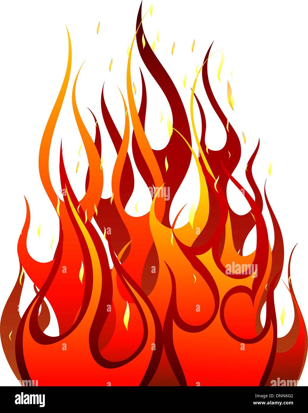 Inferno fire vector background for design use Stock Vector Image & Art ...