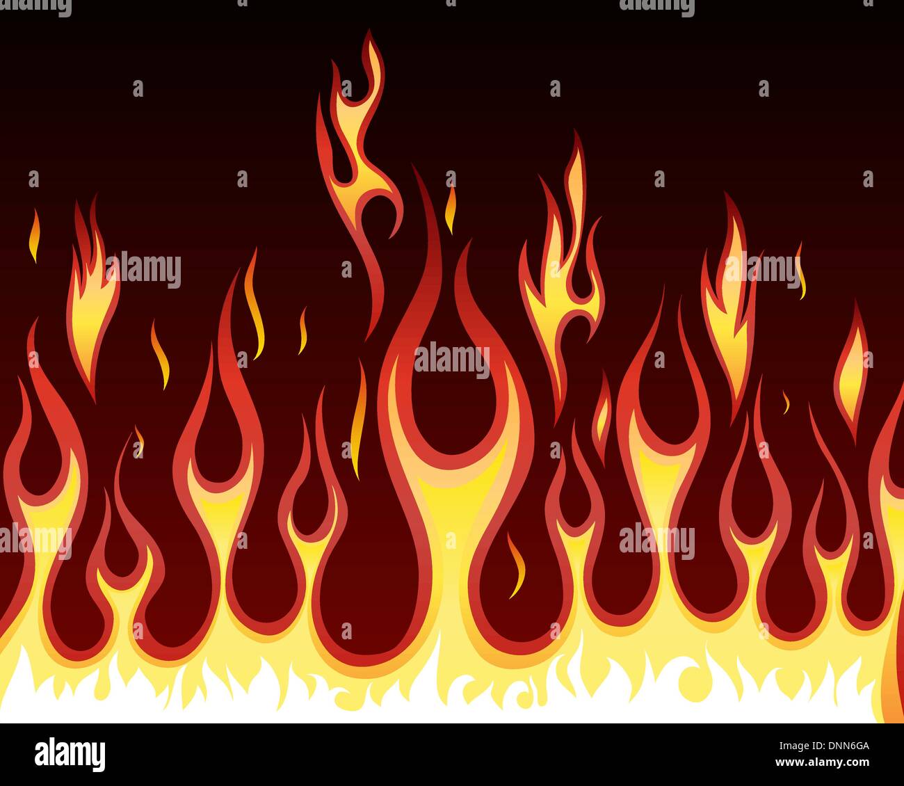 Inferno fire vector background for design use Stock Vector Image & Art ...