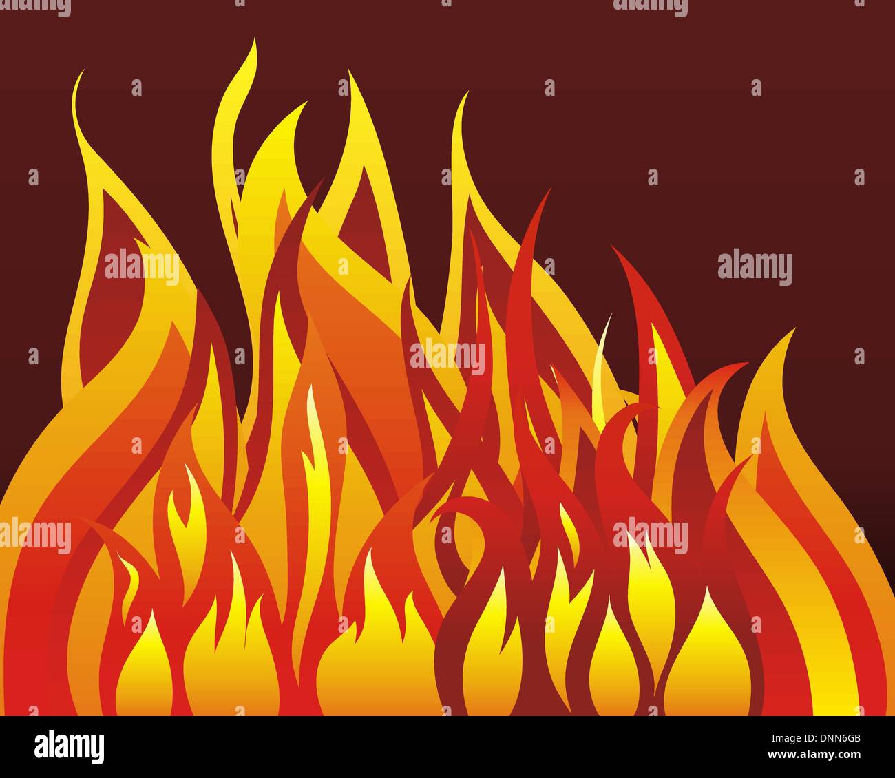 Inferno fire vector background for design use Stock Vector Image & Art ...