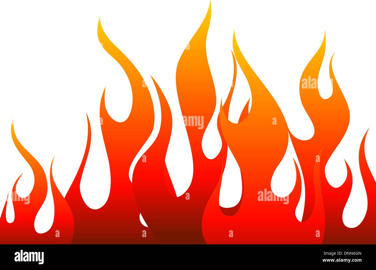 Inferno fire vector background for design use Stock Vector Image & Art ...