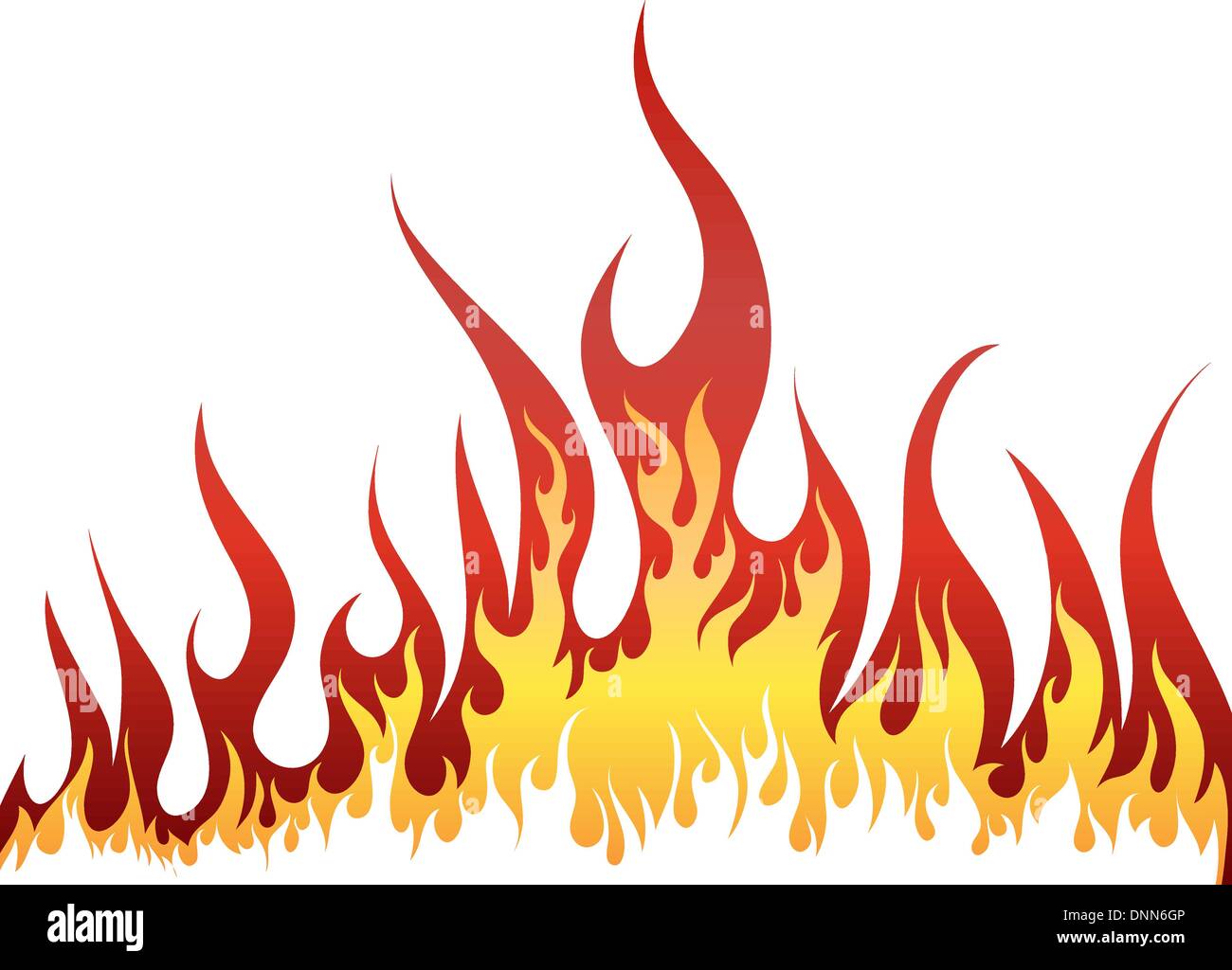 Inferno fire vector background for design use Stock Vector Image & Art ...