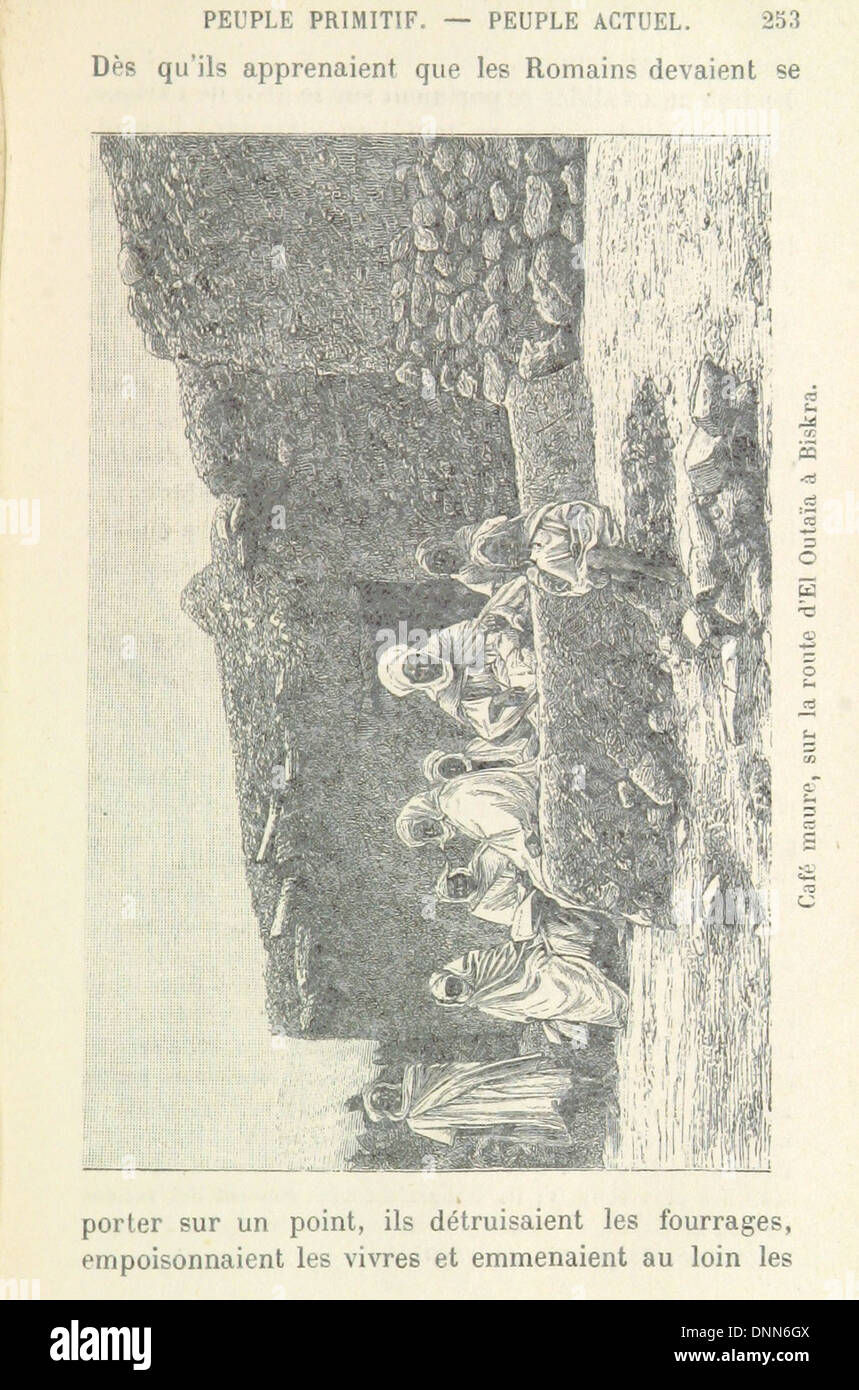 The image showcases Algeria's scenery, as depicted in the 1885 ...