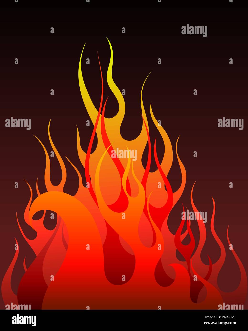 Inferno fire vector background for design use Stock Vector Image & Art ...