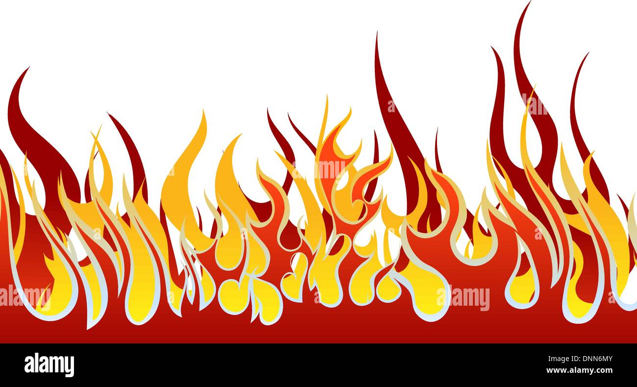 Inferno fire vector background for design use Stock Vector Image & Art ...