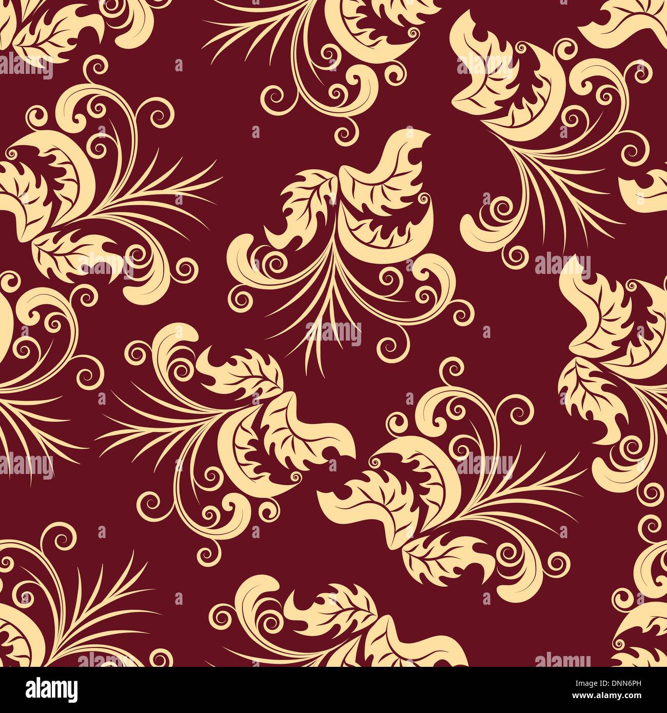 Floral seamless background for yours design use. For easy making ...