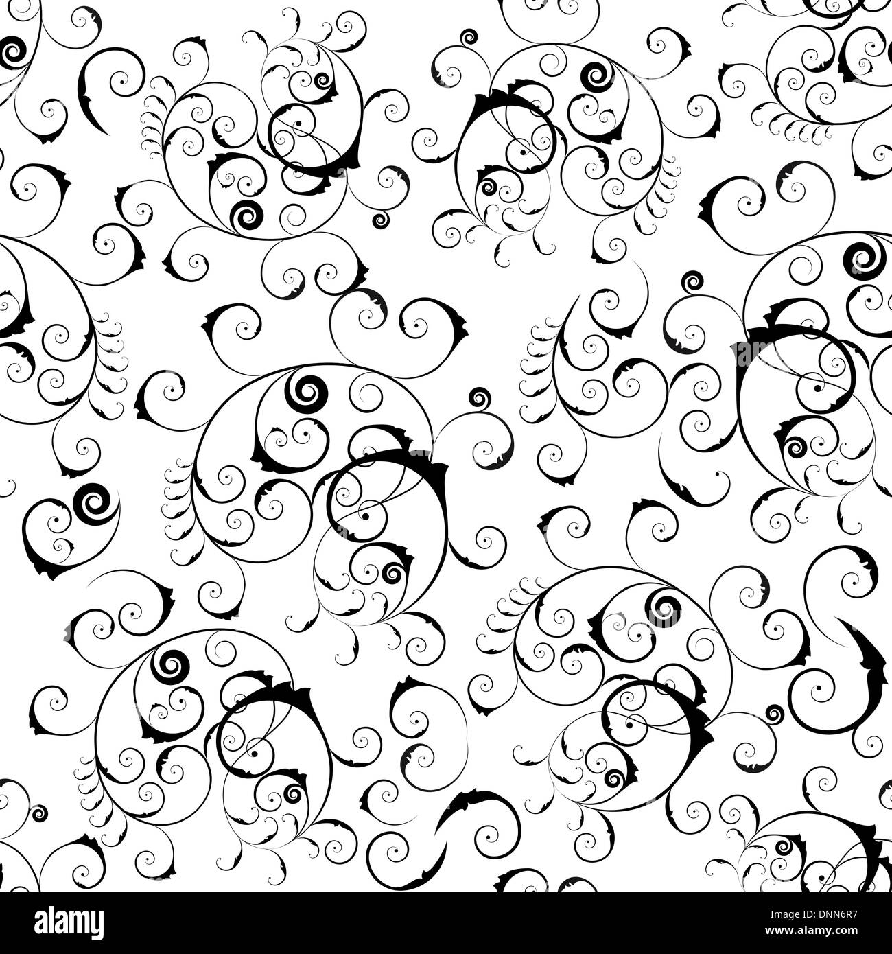 Seamless vector floral pattern. For easy making seamless pattern just ...