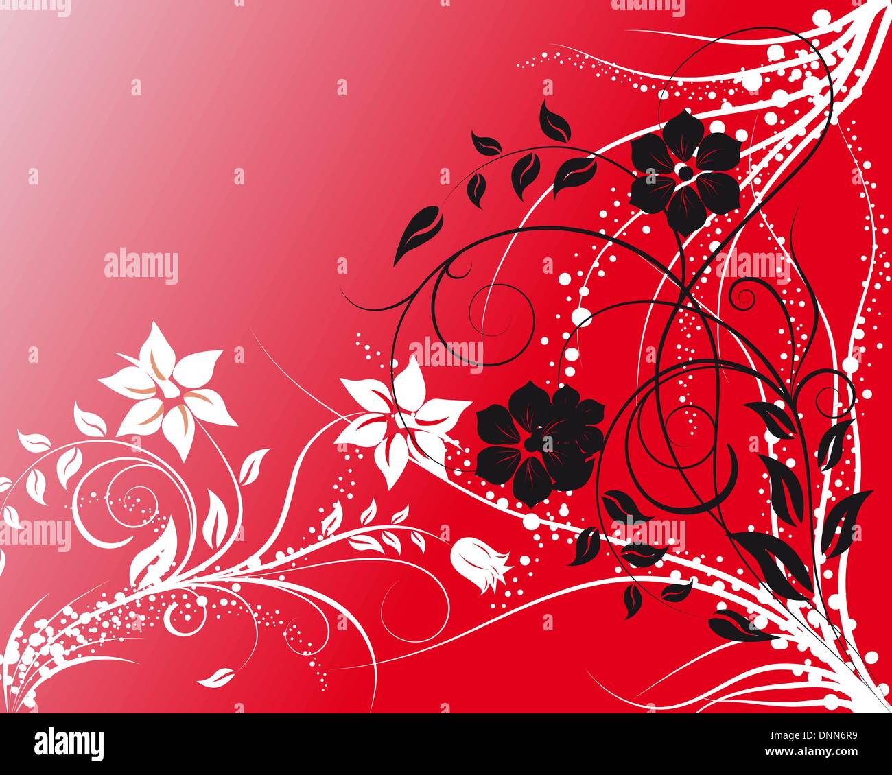 Retro images on wallpaper Stock Vector Images - Alamy