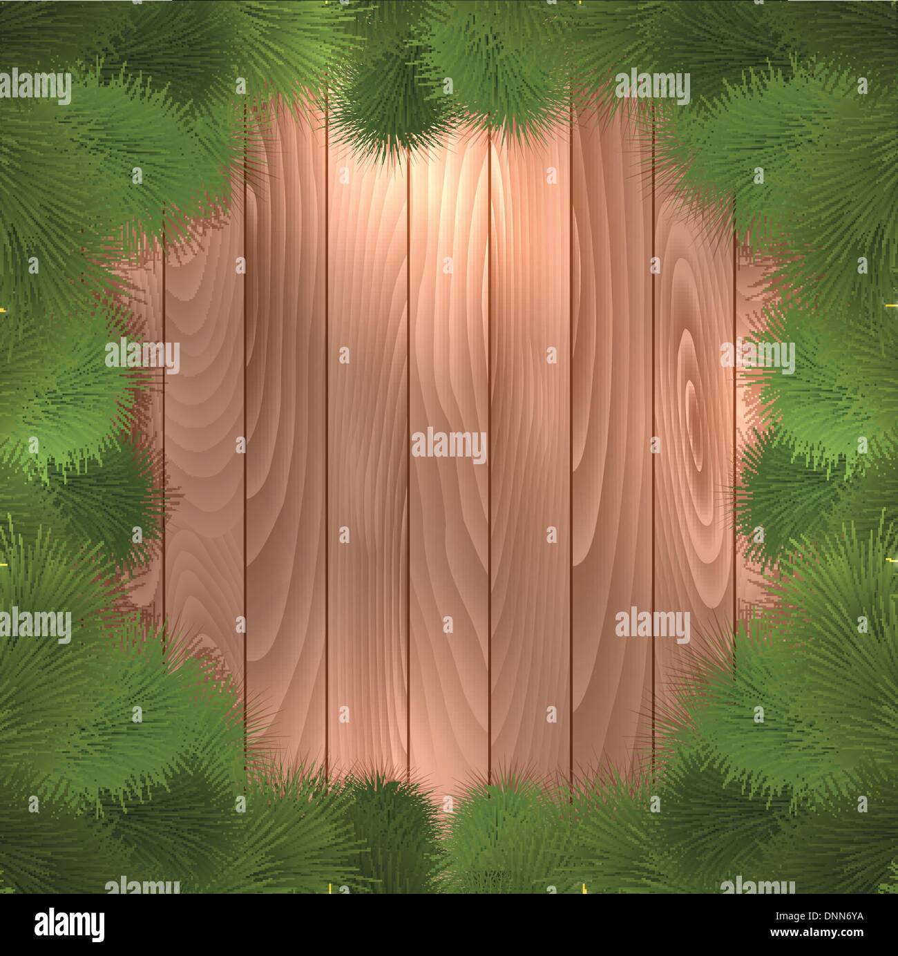 Tree branches on wooden Stock Vector Images - Alamy