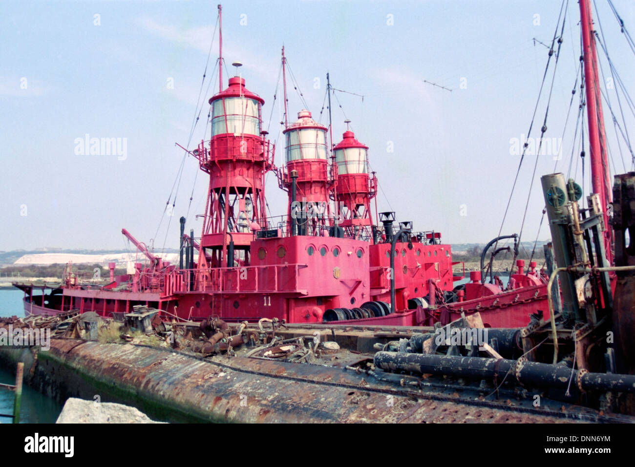 old lightships await their fate in the old john pounds scrapyard in ...